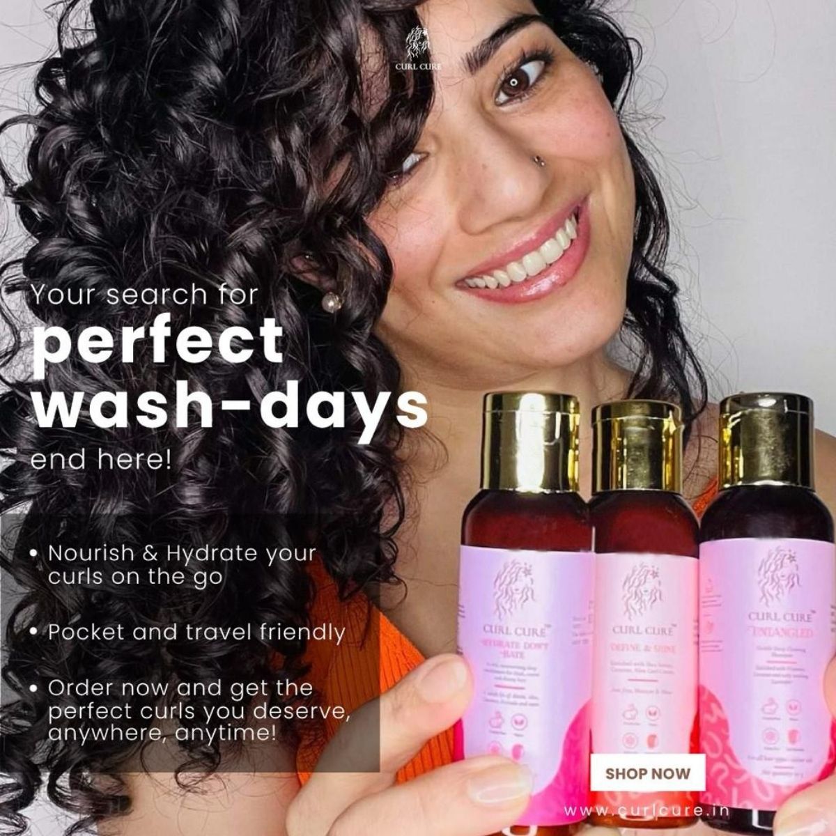 Curl Care - Indian Curly & Wavy Hair Care | Natural Hair Products